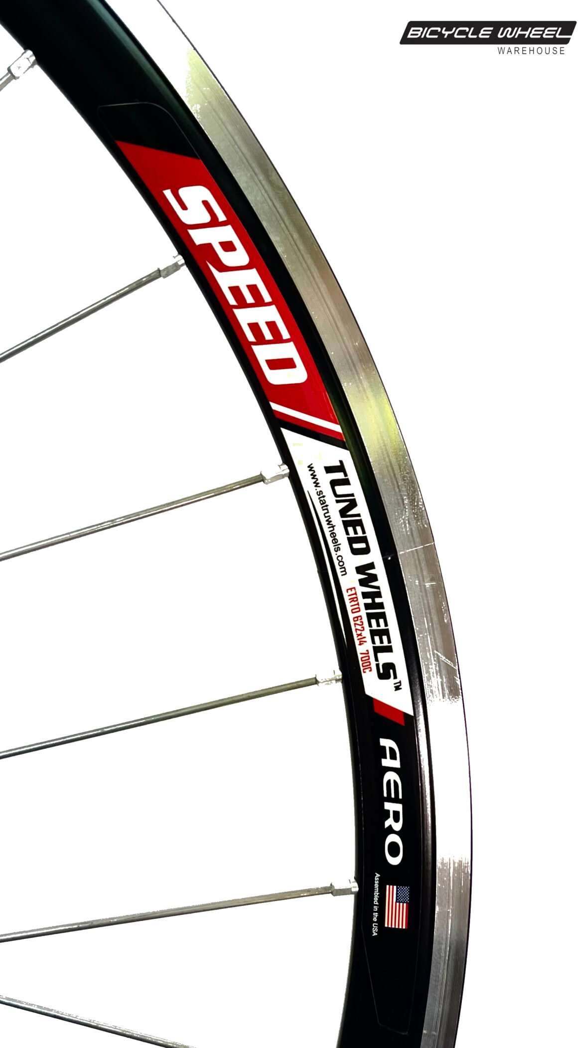 Speed Tuned Aero HD 700c Wheel Set - Bicycle Wheel Warehouse